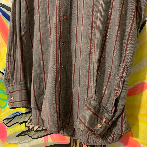 Roper | Shirts | Vintage Roper Pattern Snap Button Cowboy Shirt Xl ...